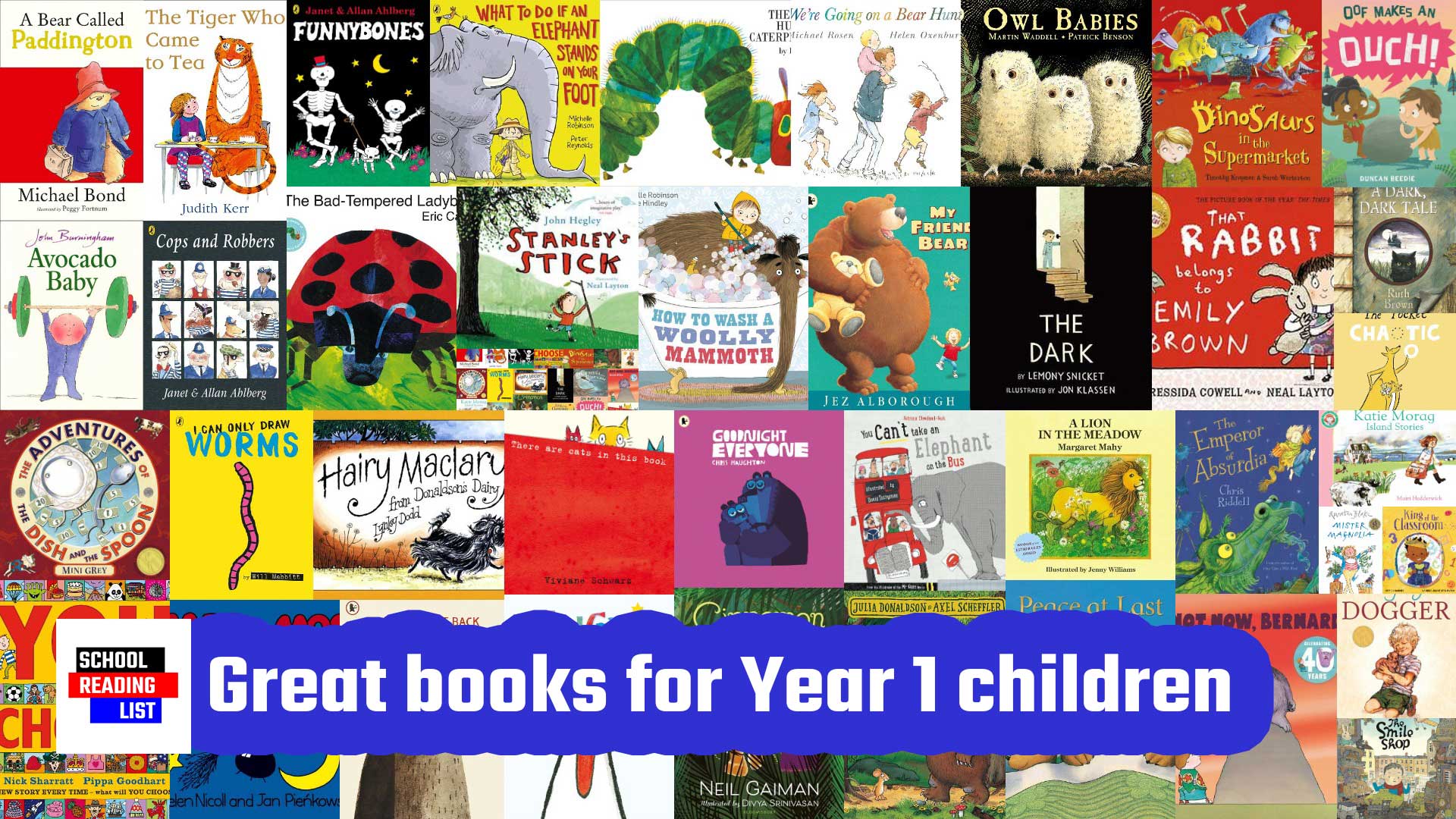 Year 1 reading list for children aged 5-6 | School Reading List
