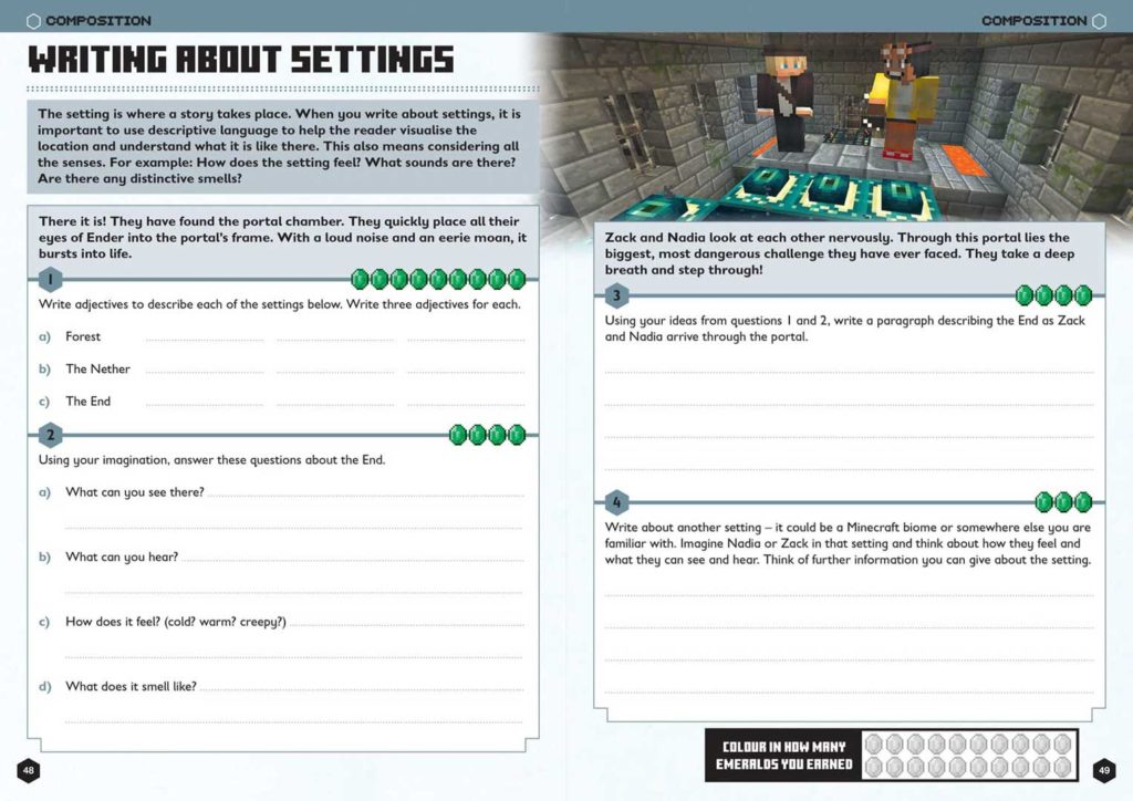 Minecraft Official Workbooks | School Reading List