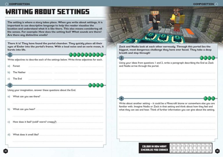 Minecraft Official Workbooks | School Reading List