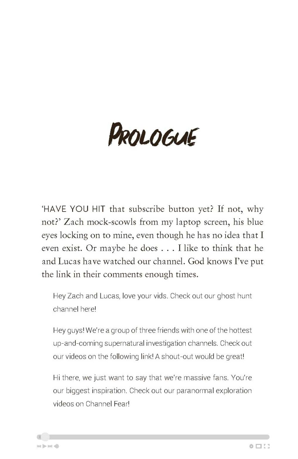 Channel Fear by Lisa Richardson